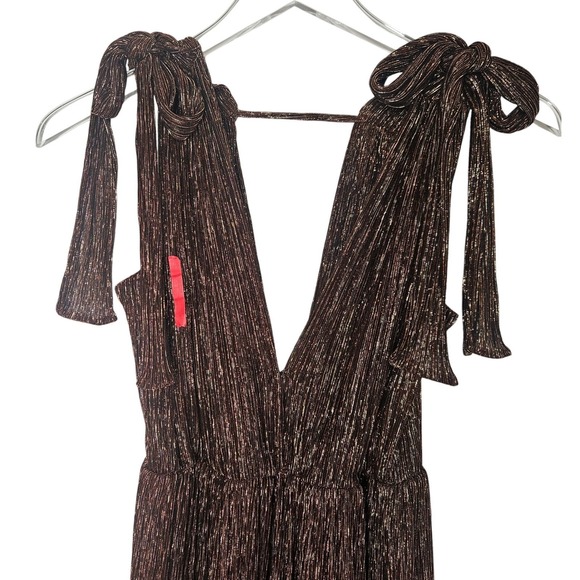 Sabina Musayev | Dresses | Sabina Musayev Helena Dress Maxi In Bronze ...